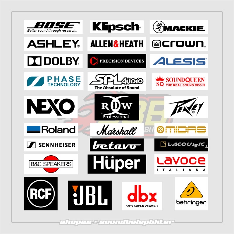 Sound System Sticker (SEED) - RDW SPL Audio Ashley Crown | Shopee Malaysia