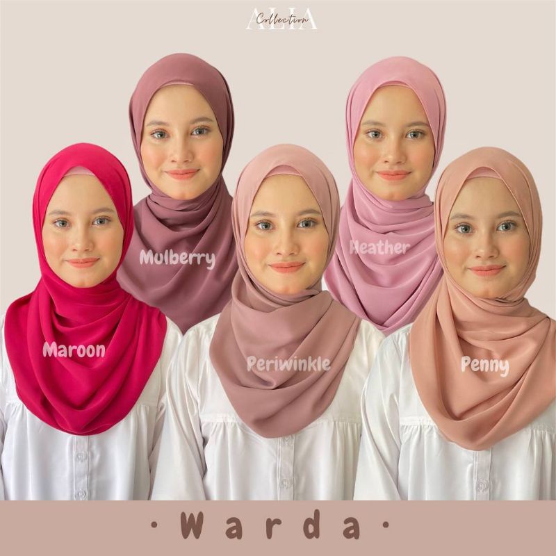 💖 Ready Stock Warda Chiffon Silk Shawl 💖 | Shopee Malaysia