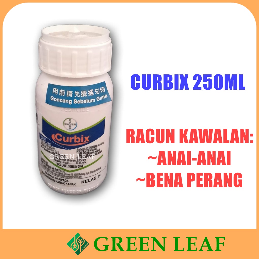 Curbix Bayer 250ML Ethiprole 9.7% Racun Serangga Anai Anai Bena Perang ...