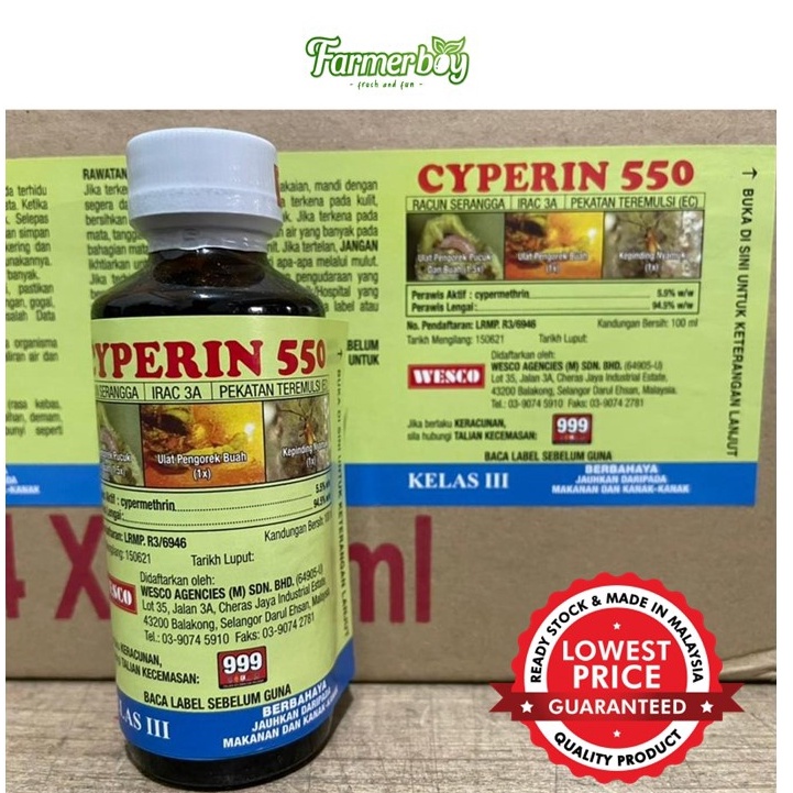 100ML Cyperin 550 Wesco / Racun Serangga | Shopee Malaysia