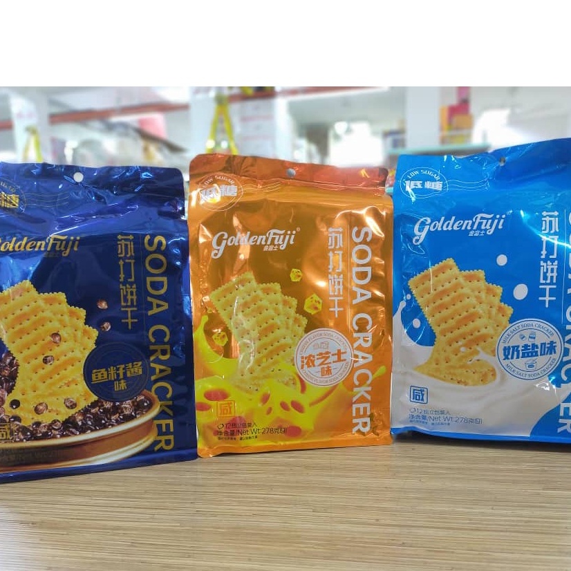 GOLDEN FUJI LOW SUGAR SODA CRACKER 278G (12PCS) | Shopee Malaysia