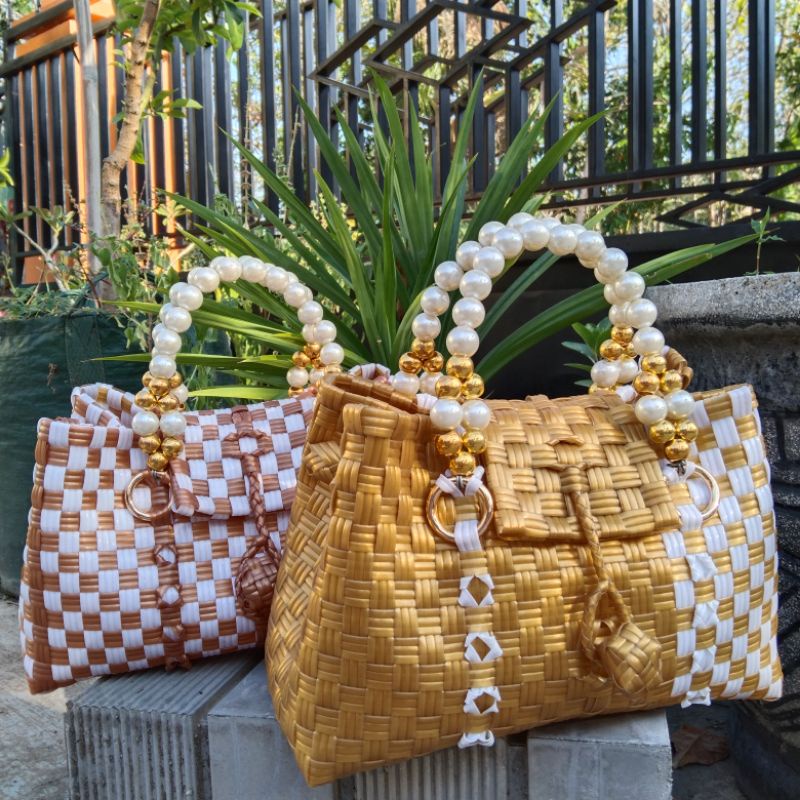 Jali Jali Party Bag / Premium Jali Jali Bag / Pearl Handle Jali Bag ...