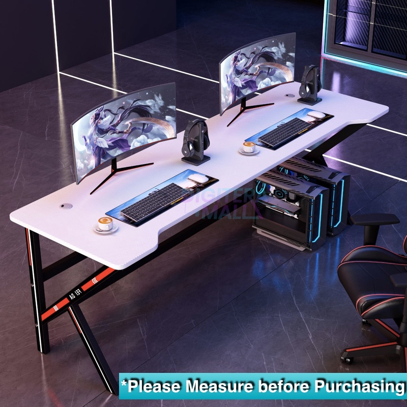High Quality Carbon Matte Gaming Table 160CM /Meja Gaming/Computer ...