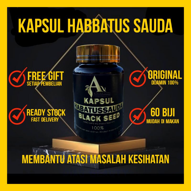 Habatus Sauda Kapsul Original Black Seeds Habbatussauda Capsule ...