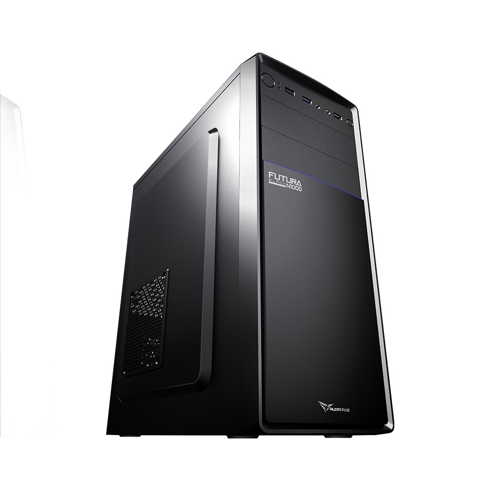 Alcatroz Futura Black N1000 ATX PC Case with 450 Watts Power Supply PC ...