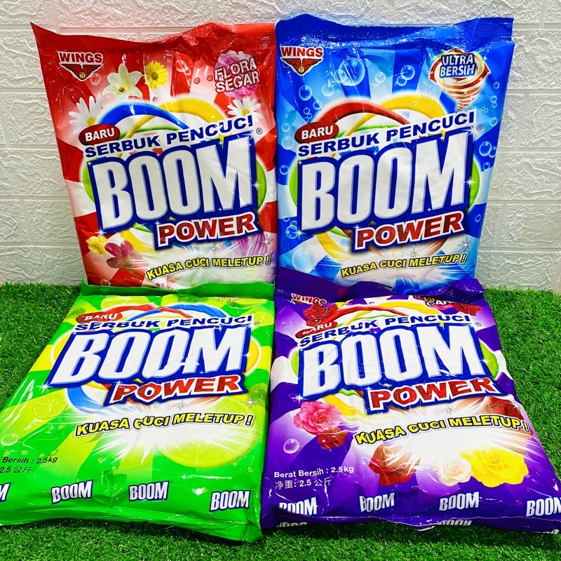 BOOM DETERGENT POWDER 2.3kg [Laundry Powder Detergent] [Serbuk Pencuci] | Shopee Malaysia