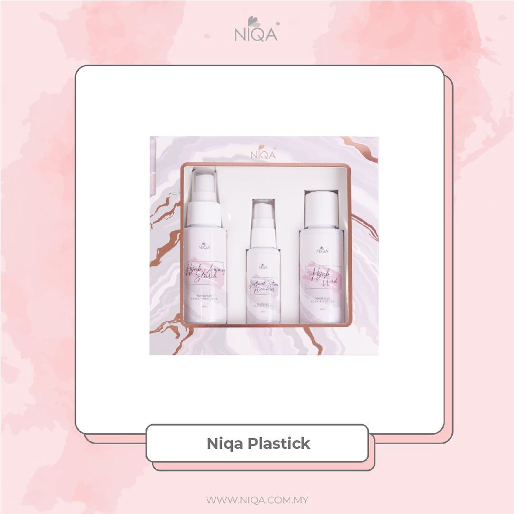 (Niqa HQ) NIQA TRAVEL PACK SET - (1 MINI HIJAB WASH, 1 MINI AWNING ...