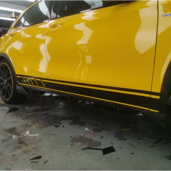 1 SET Stripe Side Body Lining With Hood, Roof and Bonnet CAR STICKER ...