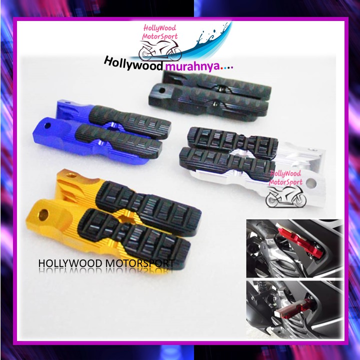 YAMAHA FOOTSTEP BELAKANG MORIN NMAX155 v1 v2 / NVX155 v1 v2 CNC REAR ...