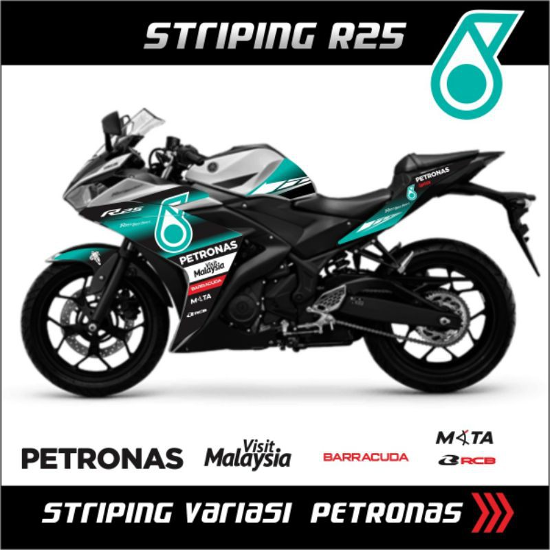 YAMAHA YZF R25 V1 MOTORCYCLE STRIPING / YAMAHA R25 OLD LIS BODY ...