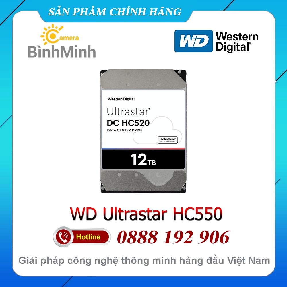 HDD 16TB 18TB WD Ultrastar HC550 512MB 7200RPM 3.5inch SATA 6Gbps WUH721816ALE6L4 ...
