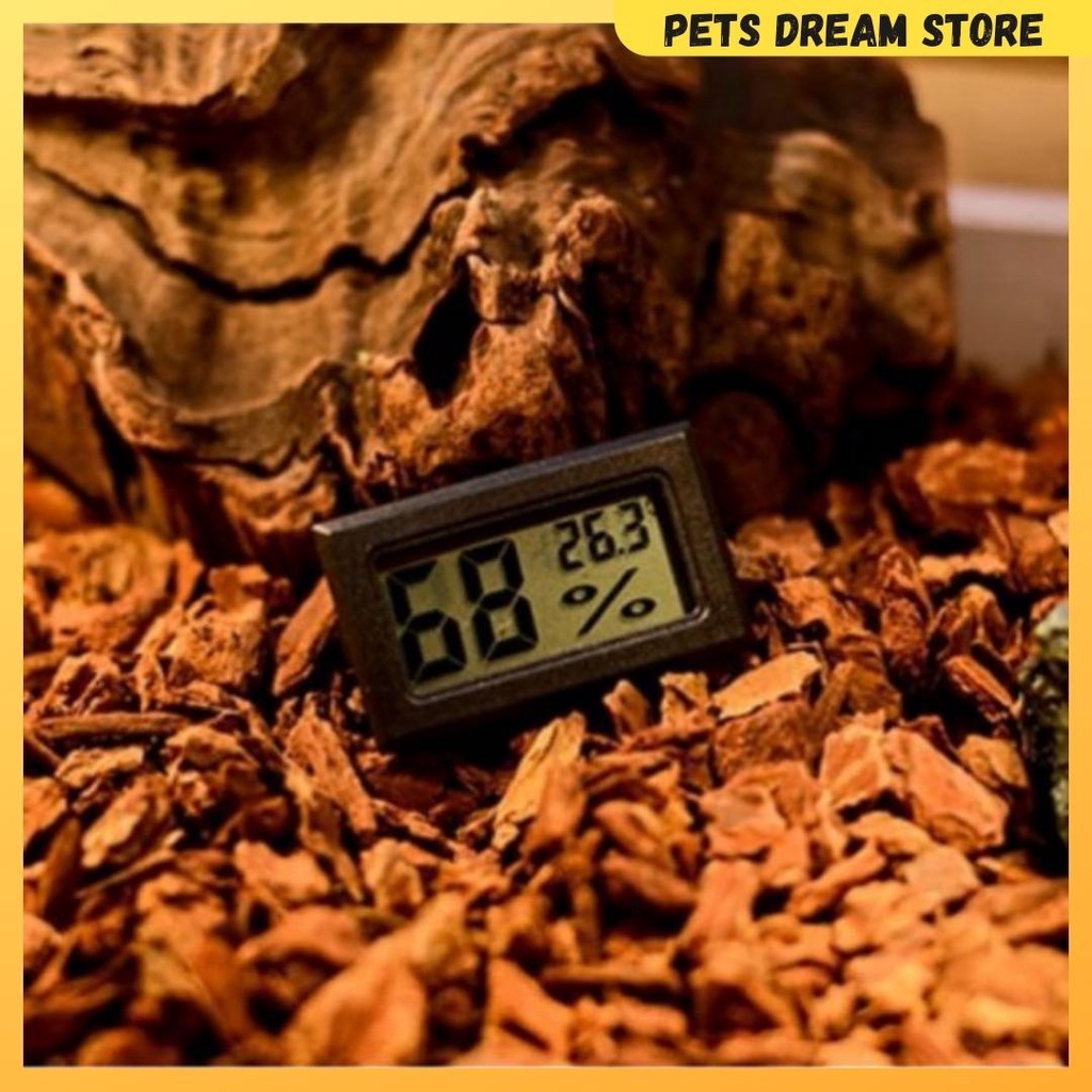 Reptile mini thermometer digital hygrometer display WITH BATTERY ...