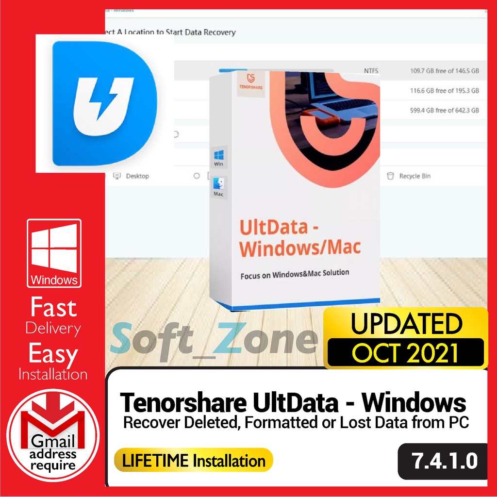 Tenorshare UltData Windows 7.4.1.0 - Get Back Deleted, Formatted or ...
