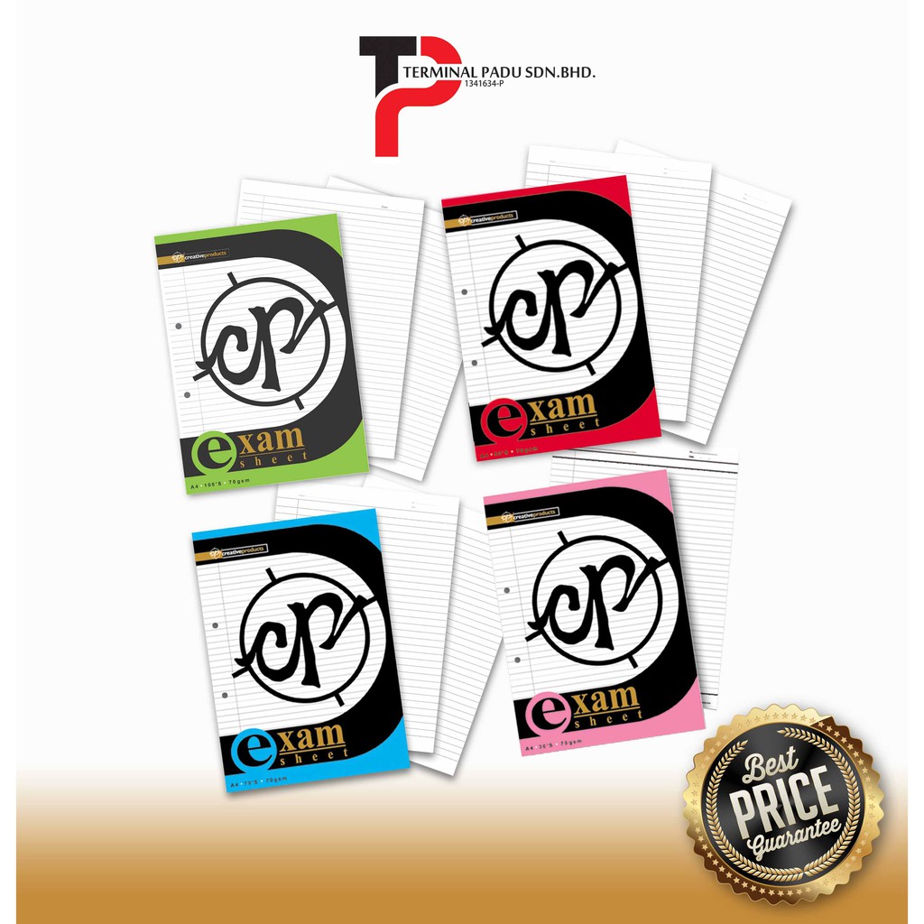 Exam Sheet / Foolscap Paper / Kertas Kajian / Lined Paper / Kertas ...