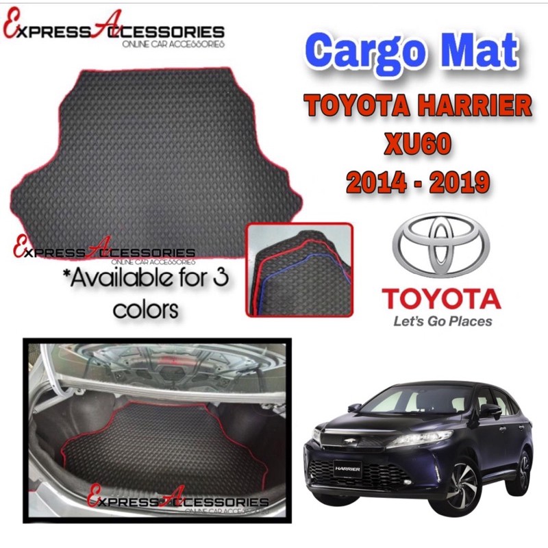 Toyota Harrier XU60 2014 - 2019 Car Cargo PU Leather Boot Mat Anti ...