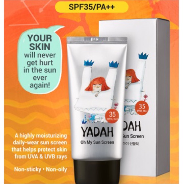 EXP 2025 50ml YADAH Oh My Sunscreen | Shopee Malaysia