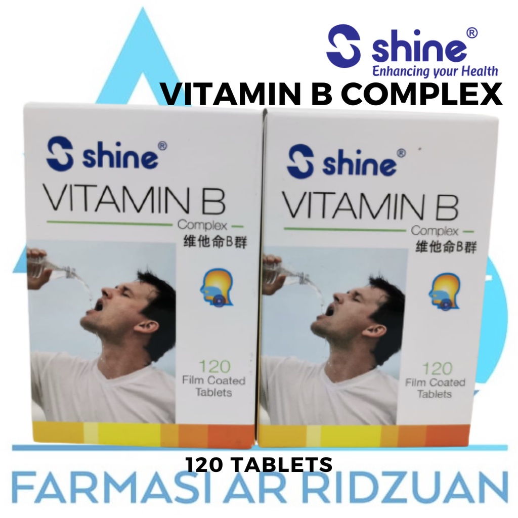 Shine Vitamin B Complex (120's) | Shopee Malaysia