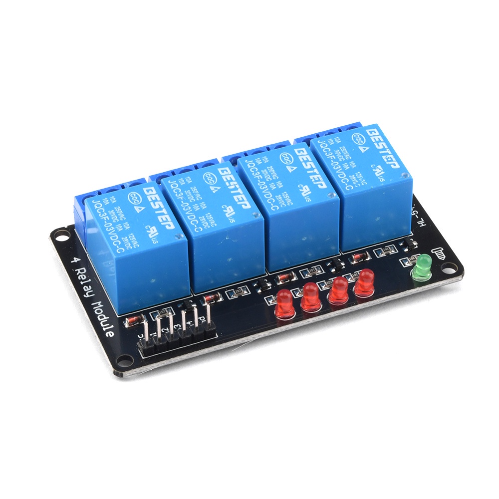 DIYMORE 4 Channel 3V/12V Relay Module Board for Arduino Raspberry PIC AVR DSP ARM MSP430 ...