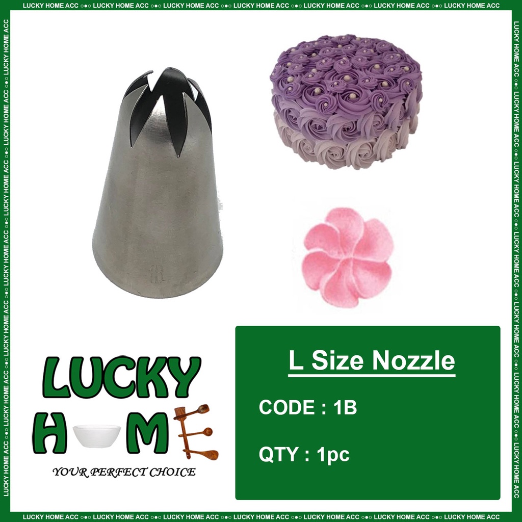 Ready Stock!!! Large Pastry Nozzle Tips Cake Decoration Tips Icing ...