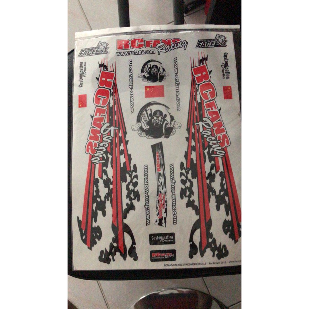 RC 1/10 Car DRIFT TOURING Decals Stickers - Rcfans Faceworx | Shopee ...