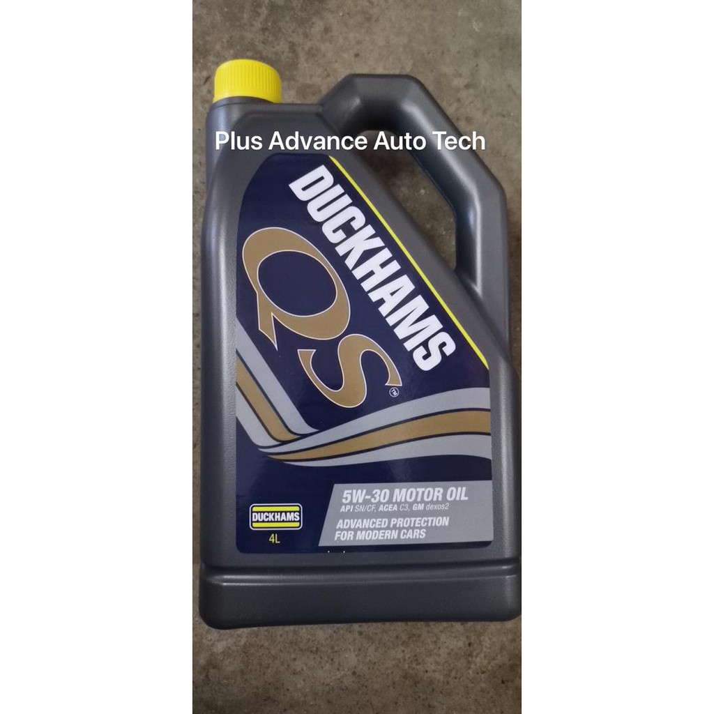 DUCKHAMS QS 5W-30 MOTOR OIL ADVANCED PROTECTION FOR MODERN CARS 4LITERS | Shopee Malaysia
