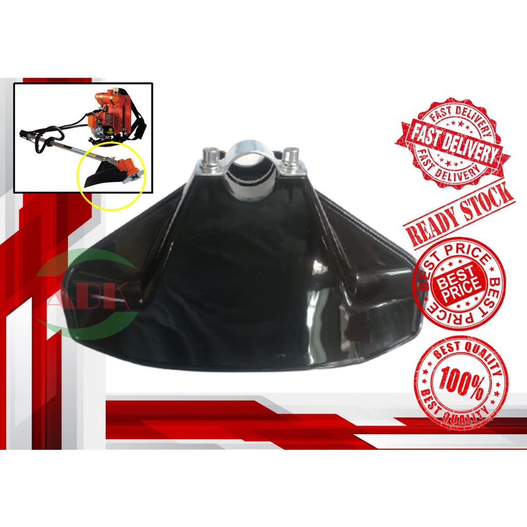 BRUSH CUTTER - BLACK SAFETY GUARD MESIN RUMPUT GRASS TRIMMER BRUSH ...