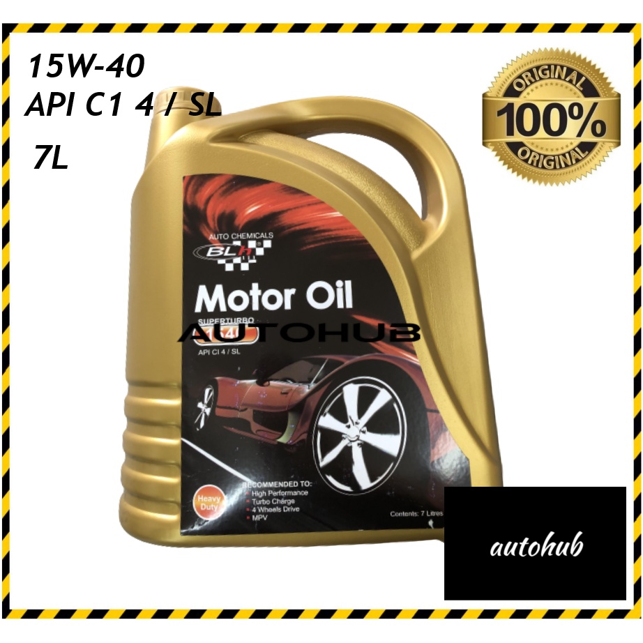 BLH 7 Litres Engine Oil 15W-40 Lubricant High Performance Heavy Duty ...