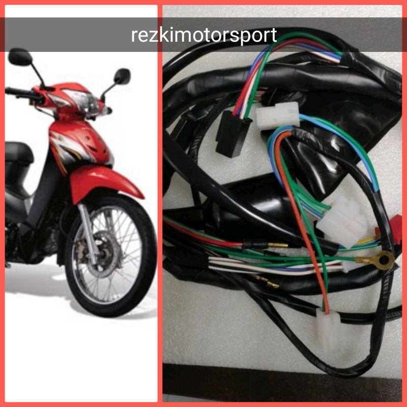 Wave 100r Elektrik Starter Wayar Body Set Rezkimotorsport | Shopee Malaysia