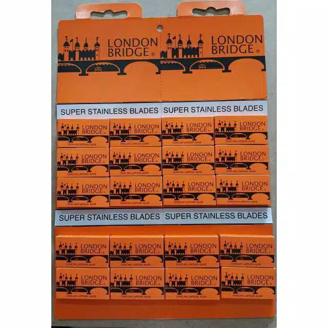 London Bridge razor (1ppn = 100 pieces) | Shopee Malaysia