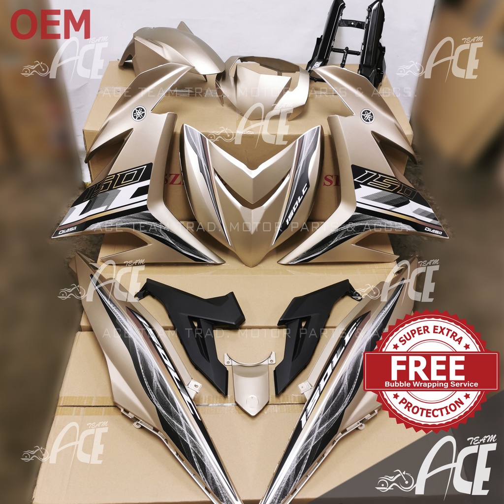 Coverset Y15 V1 V2 Nescafe Gold Matt Gold Ysuku Y15V1 Y15V2 Yamaha ...