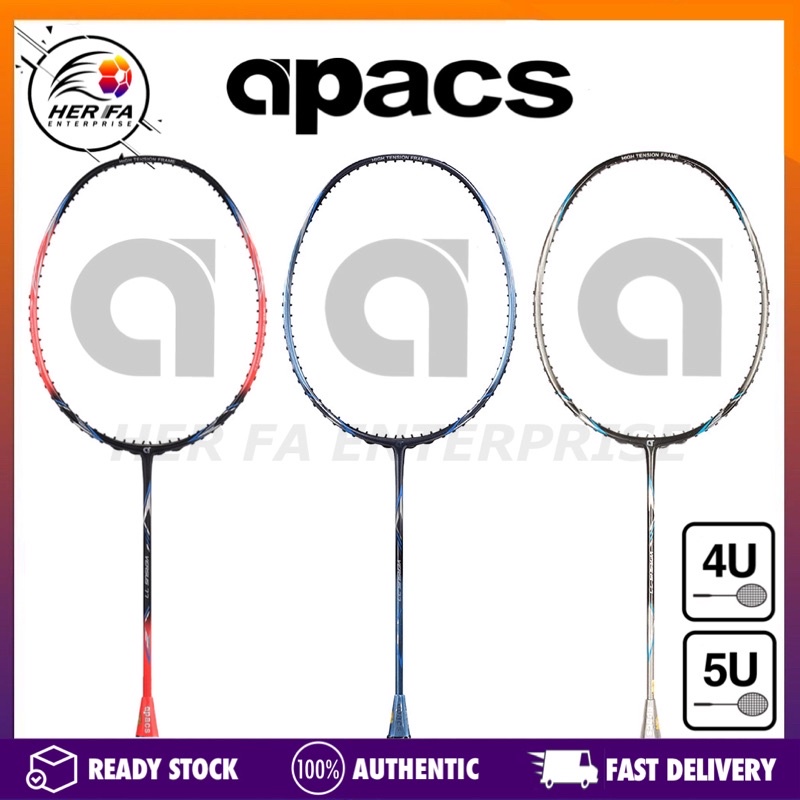 APACS Versus 77 4U/5U 35LBS Max Tension 100%ORIGINAL Red / Blue / Grey ...