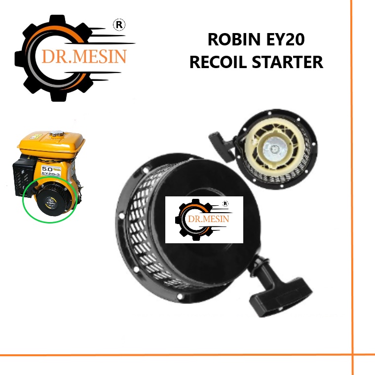 [READY STOCK] SUBARU ROBIN EY20 RECOIL STARTER ENGINE EY20 5.0HP INJIN ...
