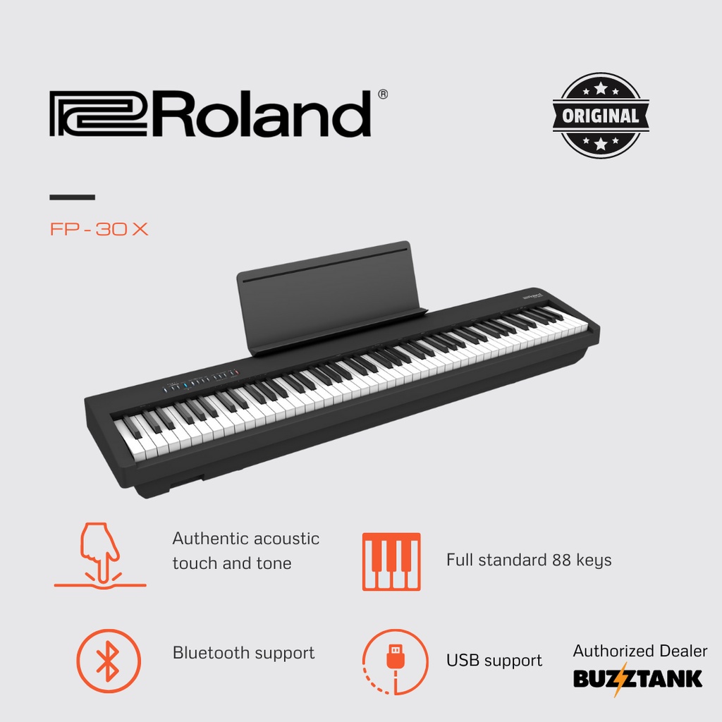 Roland FP30X Digital Piano 88-Key | Shopee Malaysia