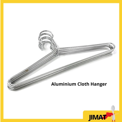AAG01 Aluminium Cloth Hanger|Penyangkut Kain Aluminium | Shopee Malaysia