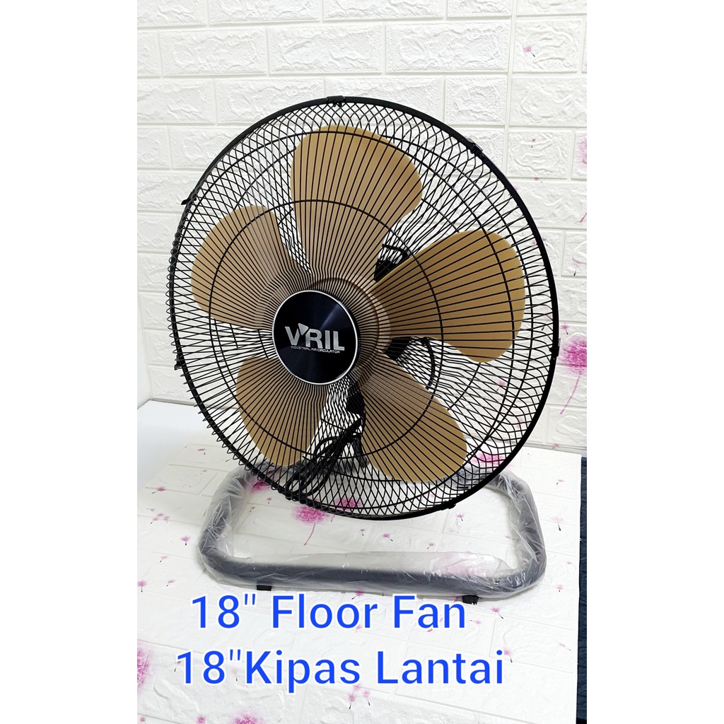 26" Heavy Duty Industrial Stand Fan Kipas Berdiri Angin Kuat Kipas ...