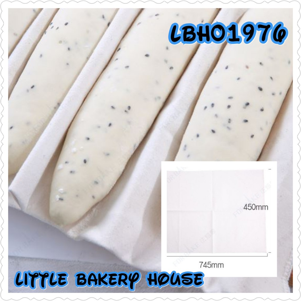 Forbake Cotton Bread Fermentation Cloth/Sourdough Baguette Fermentation ...