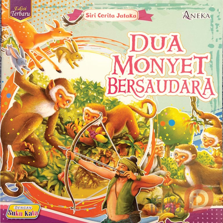Buku Cerita Kanak-kanak - Dua Monyet Bersaudara | Shopee Malaysia