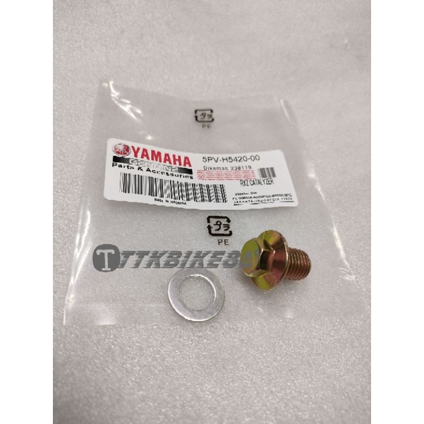 YAMAHA OIL NUT STD 55G 4T OIL SCREW (KEPALA SIZE 12) RXZ SRL115 SRL110 ...
