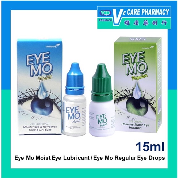 Eye Mo Lubricant Eye Drop Regular/Moist Eyemo 15ml | Shopee Malaysia
