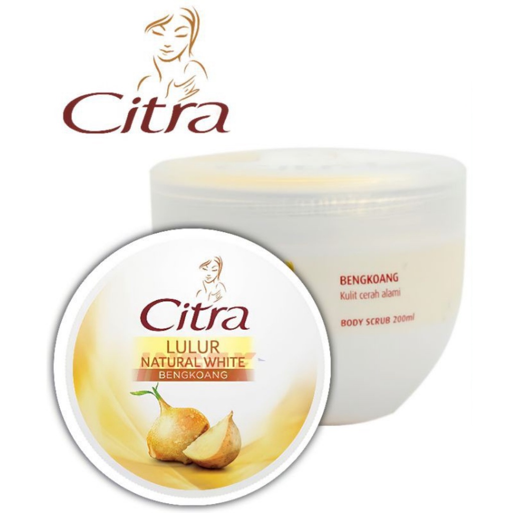 Citra Body Scrub Natural White Bengkoang 200ml | Shopee Malaysia