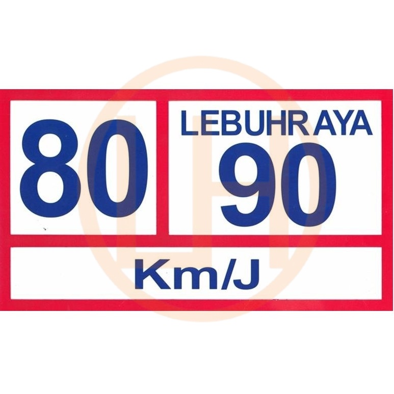 80/90 Speed Limit - Lorry Sticker | Shopee Malaysia