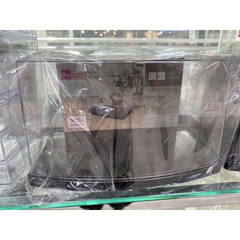 Daiso Collection Box Transparent Show Case Big Size Display Box ...
