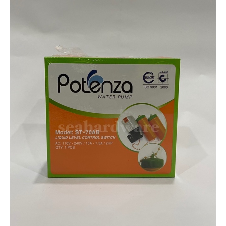 ST-70AB Potenza Water Pump Liquid Level Control Switch/ Pam Air ...
