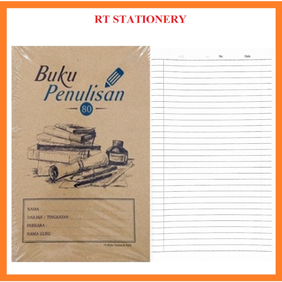 Step by Step Buku Penulisan SBS0409/ A4 Single Line Exercise Book ...