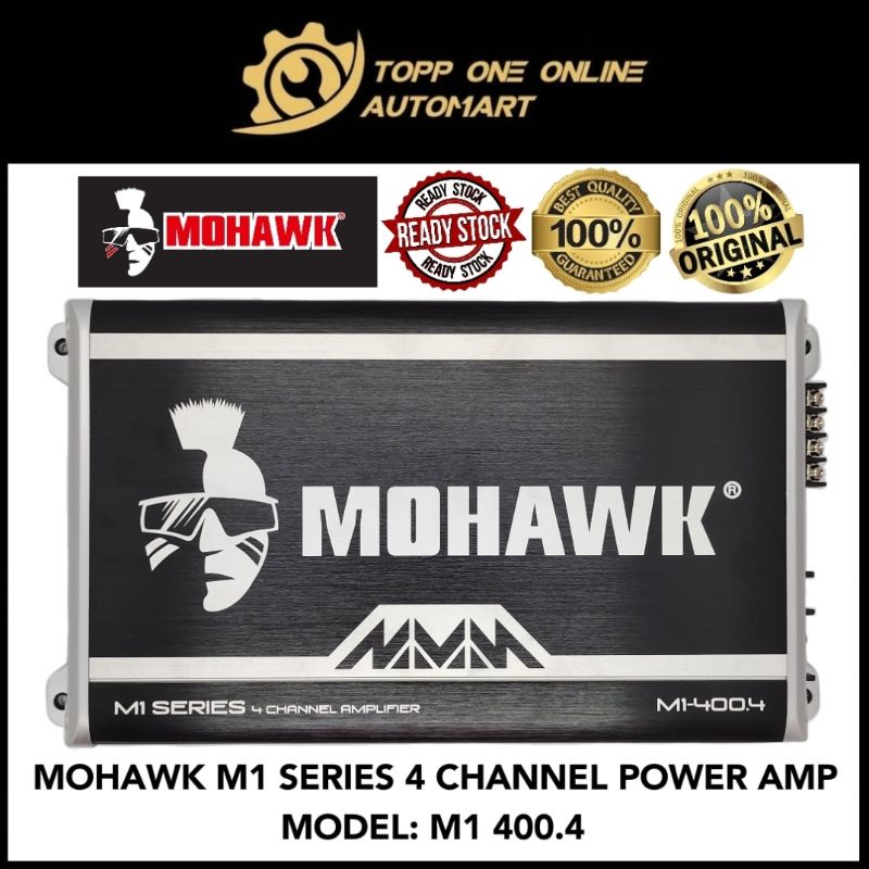 MOHAWK M1-400.4 SERIES 4 CHANNEL POWER AMPLIFIER | Shopee Malaysia