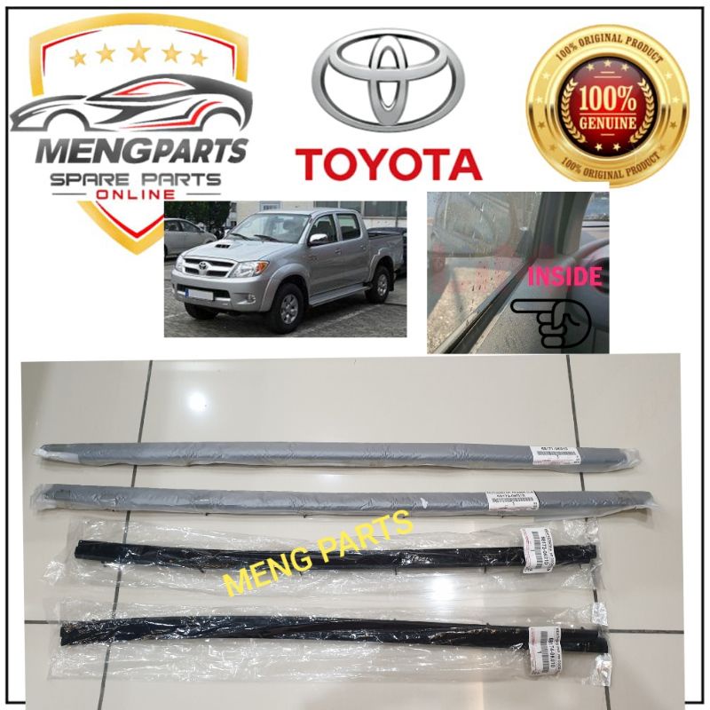 ORIGINAL TOYOTA HILUX KUN25 DOOR INNER MOULDING 68171-0K010,68172-0K010 ...