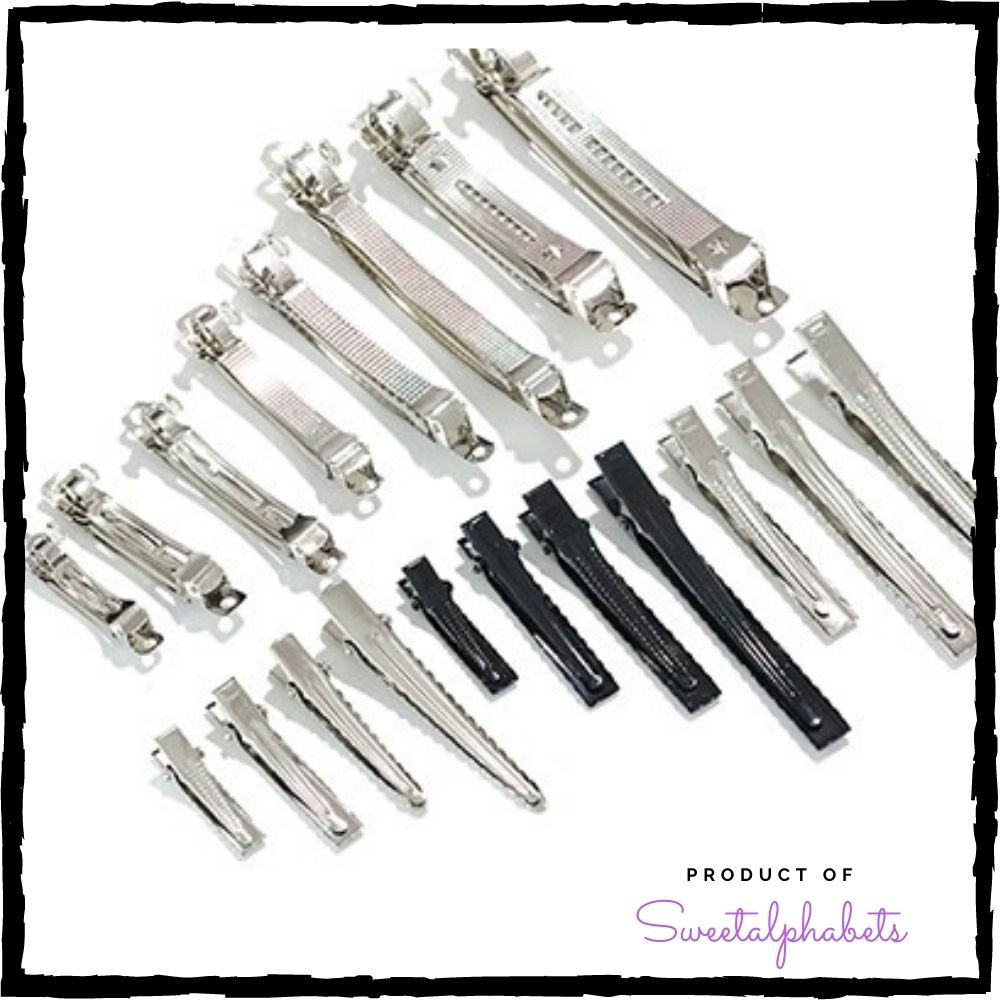 SA Hair Clip Accessories 2pcs 1 pair Crocodile Clip Spring Clip for ...