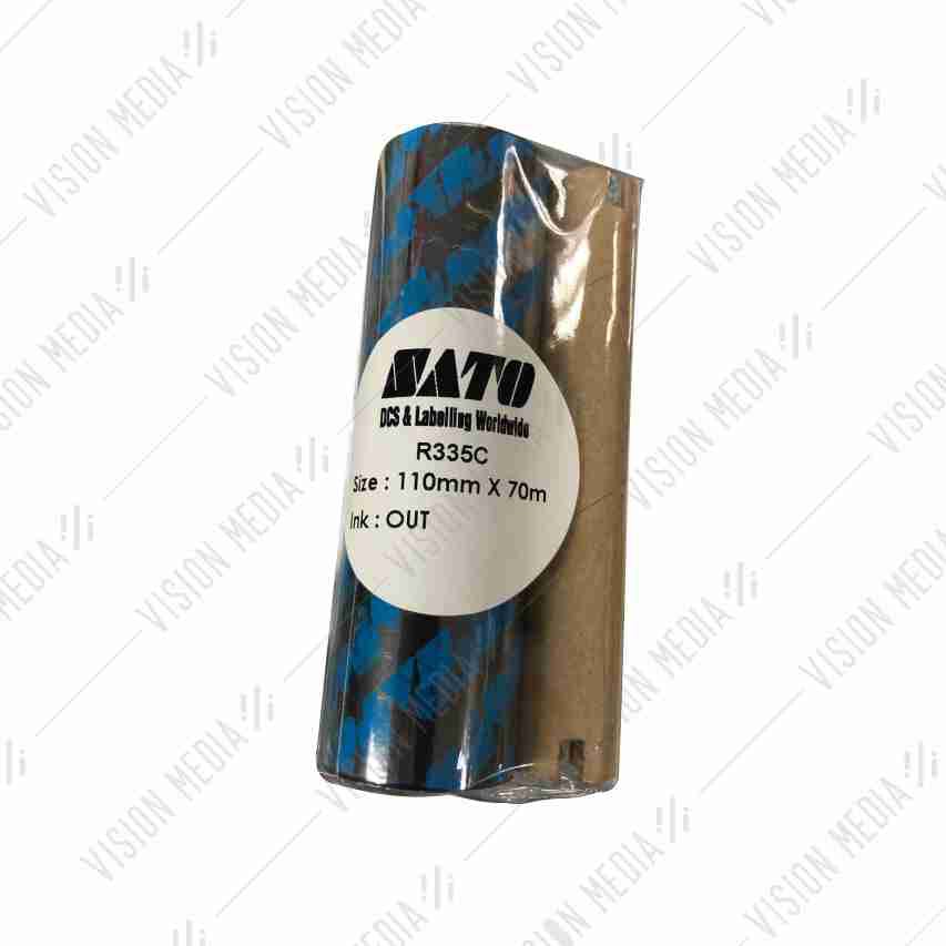 SATO WAX-RESIN RIBBON R335C (110MX70M) 1/2" CORE | Shopee Malaysia