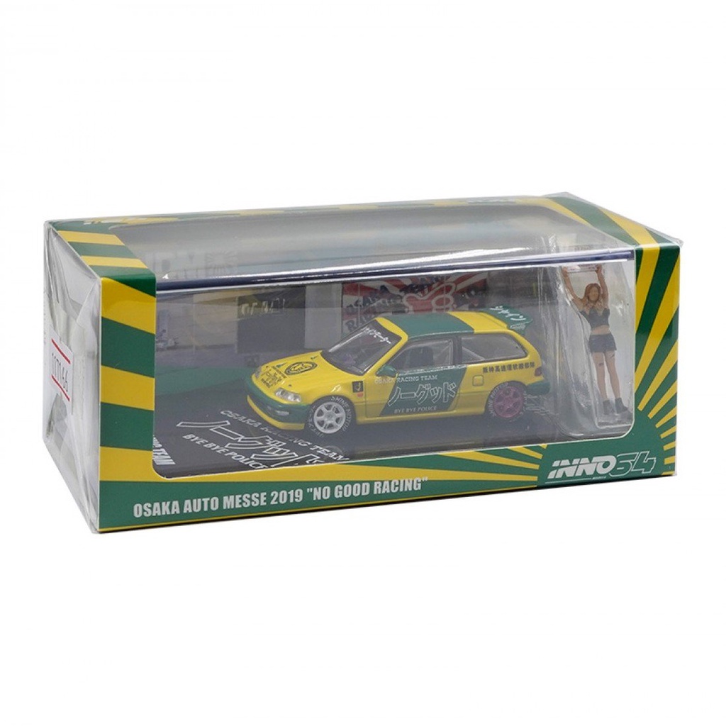 Inno64 IN64-EF9-JDM13 1/64 HONDA CIVIC EF9 NO GOOD RACING OSAKA AUTO ...