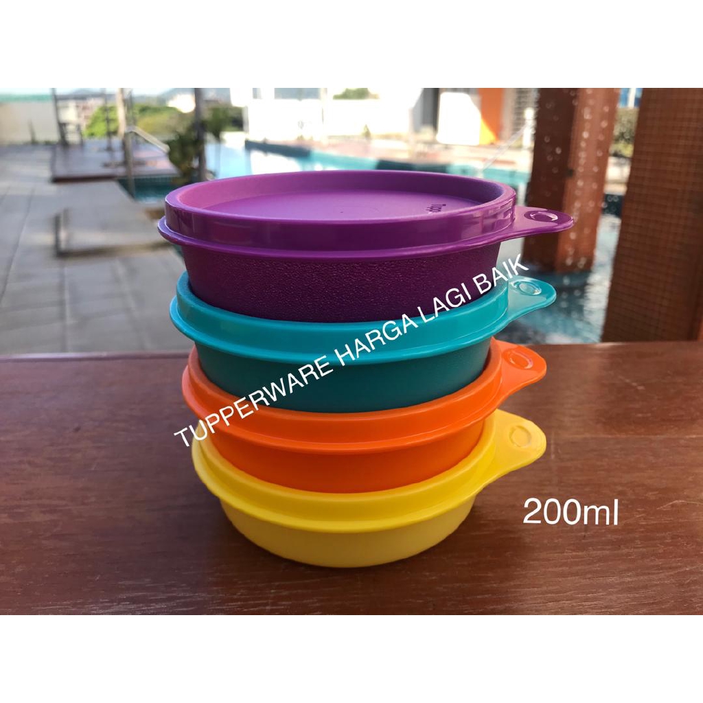 Tupperware Small Handy Bowl Set (4pcs) / Liquid and Air Tight Container ...